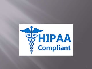 Hipaa training for healthcare workers | PPTX
