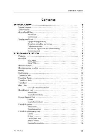 Hi pap hull units instruction manual | PDF