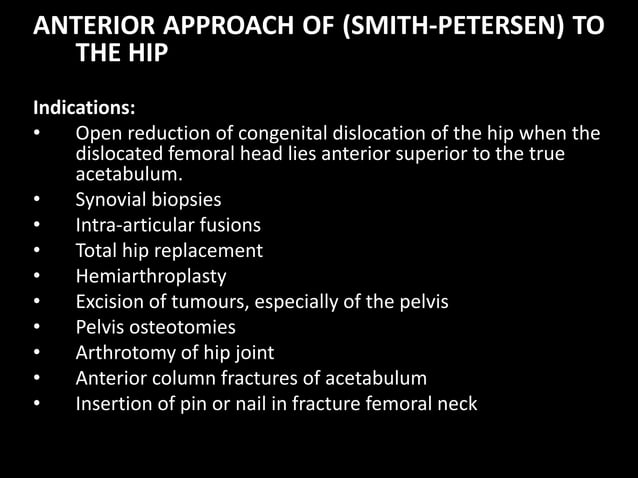 Surgical Approaches to Hip Joint | PPTX