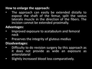 Surgical Approaches to Hip Joint | PPTX