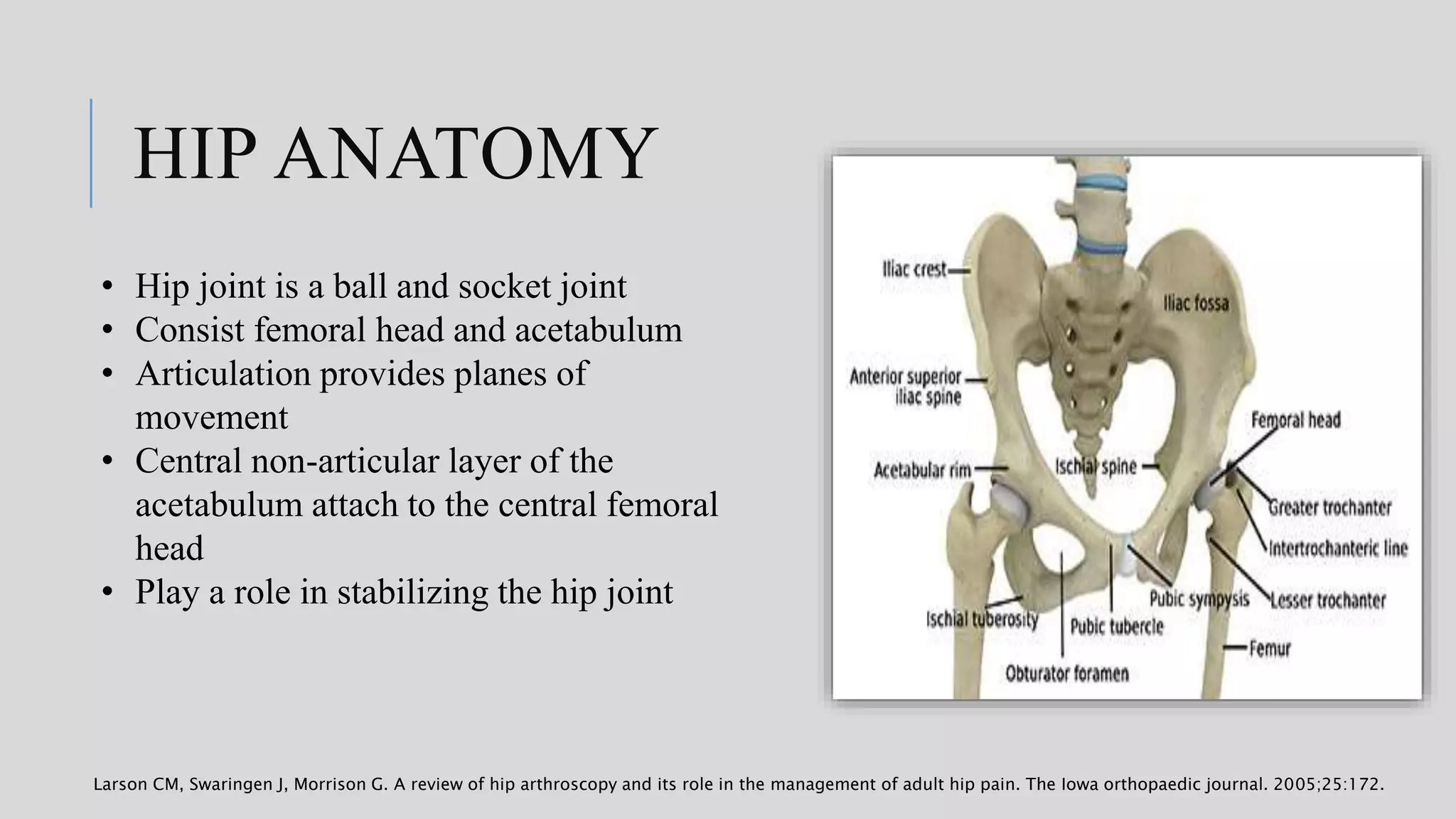 Hip Arthroscopy | PPTX