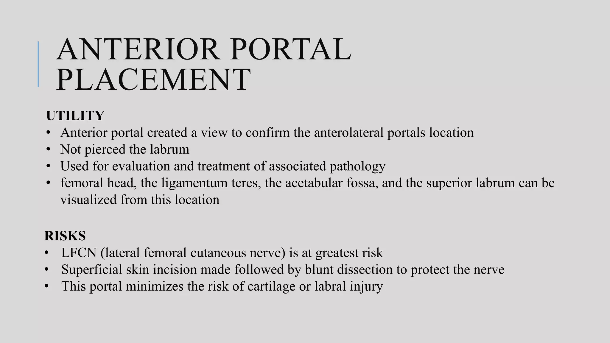 Hip Arthroscopy | PPTX