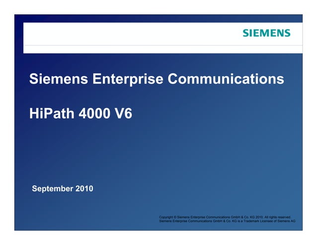 Tổng đài điện thoại Siemens Hipath 4000 [thegioitongdai.com.vn] | PDF ...