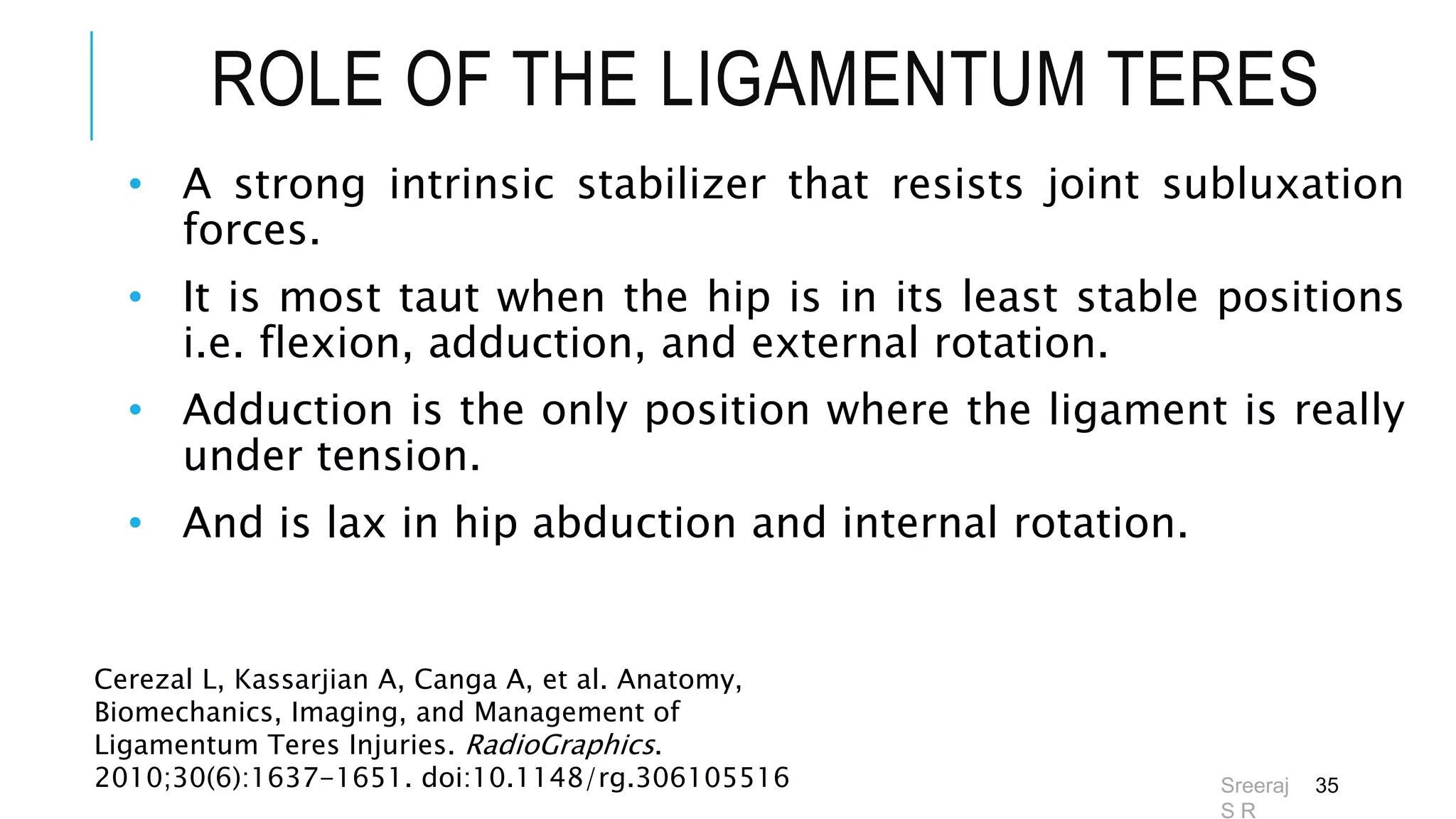 Hip Biomechanics SRS | PPT