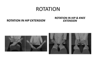 Hip clinical examination By Dr YAGNIK BHUVA | PPT
