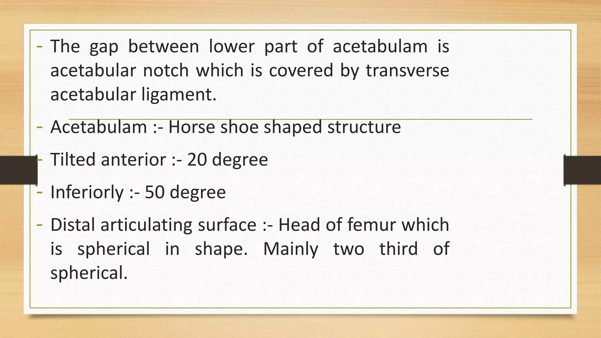 Hip complex Biomechanics | PPTX