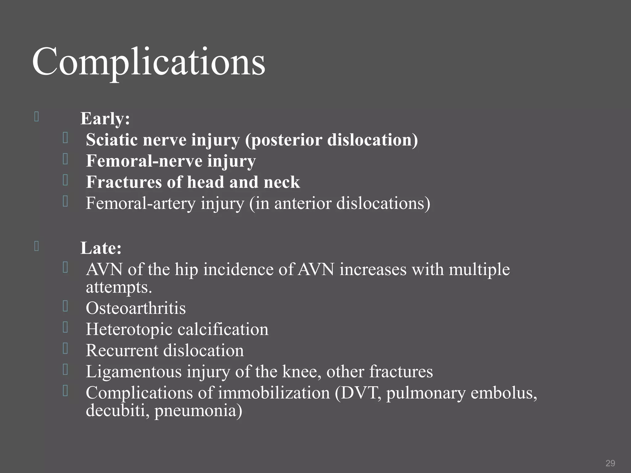 Hip dislocation | PPT