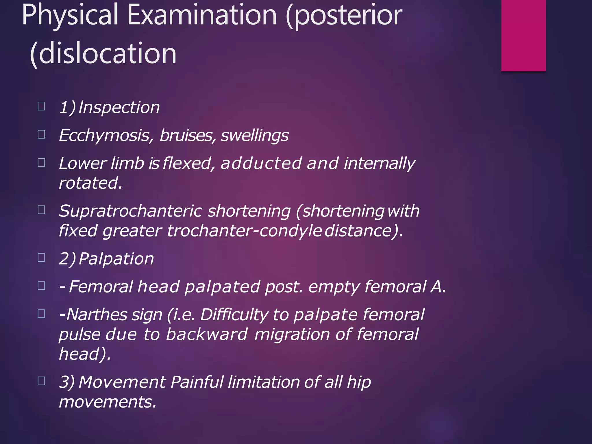 Hip dislocation | PPT