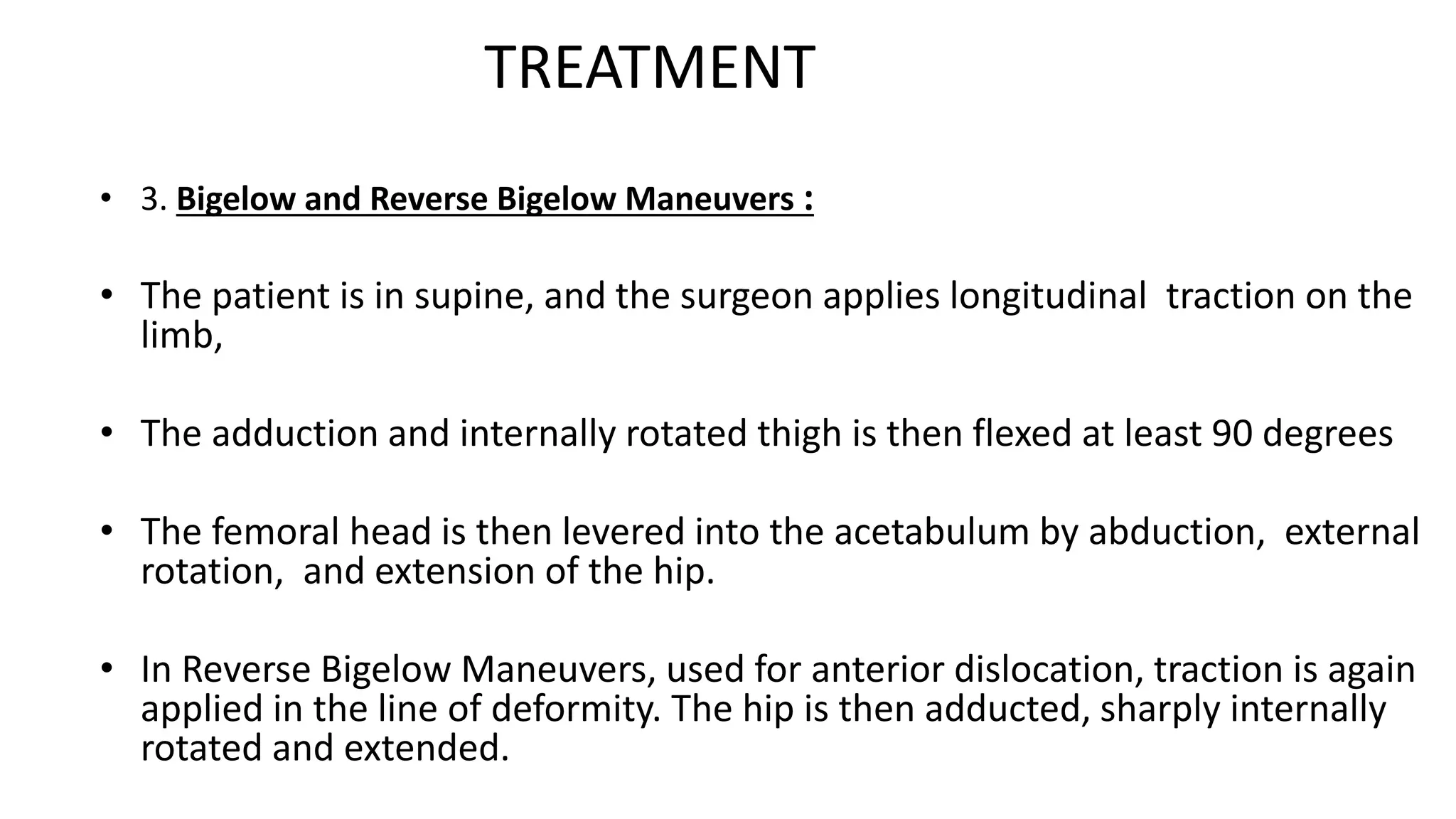 Hip dislocation | PPTX