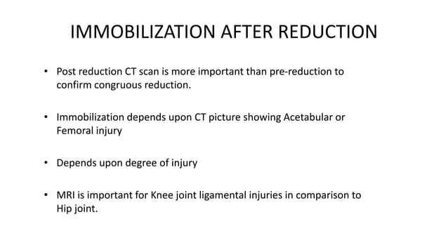 Hip Dislocation Pptx 4210