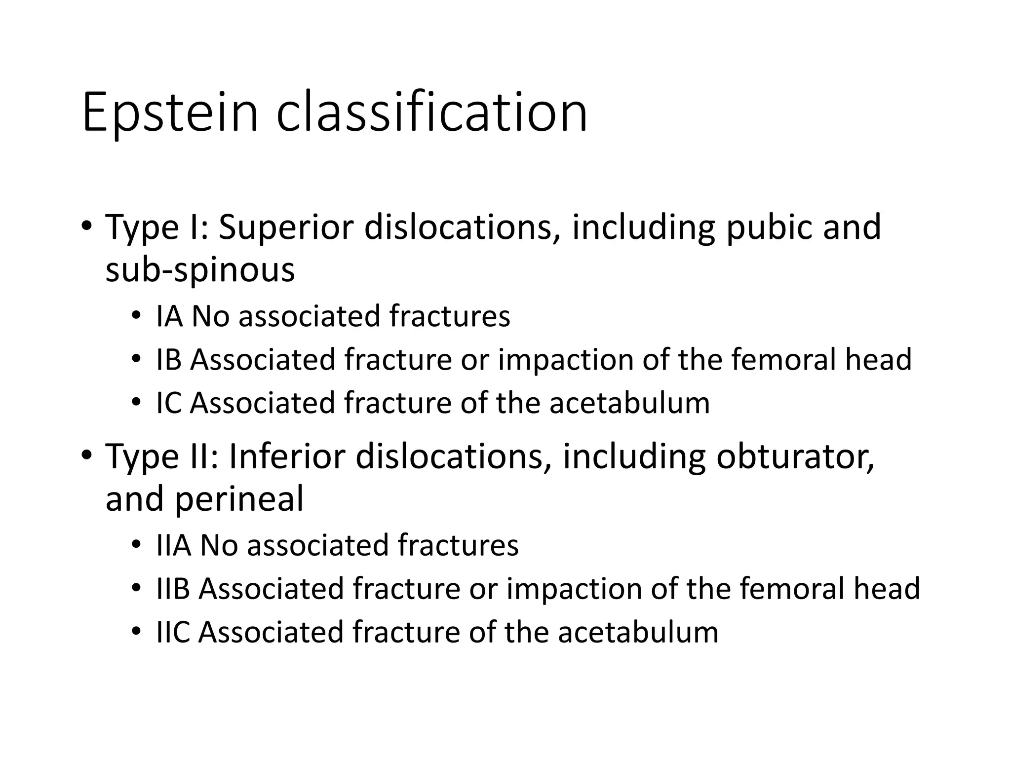 Hip Dislocation.pptx. . | PPTX