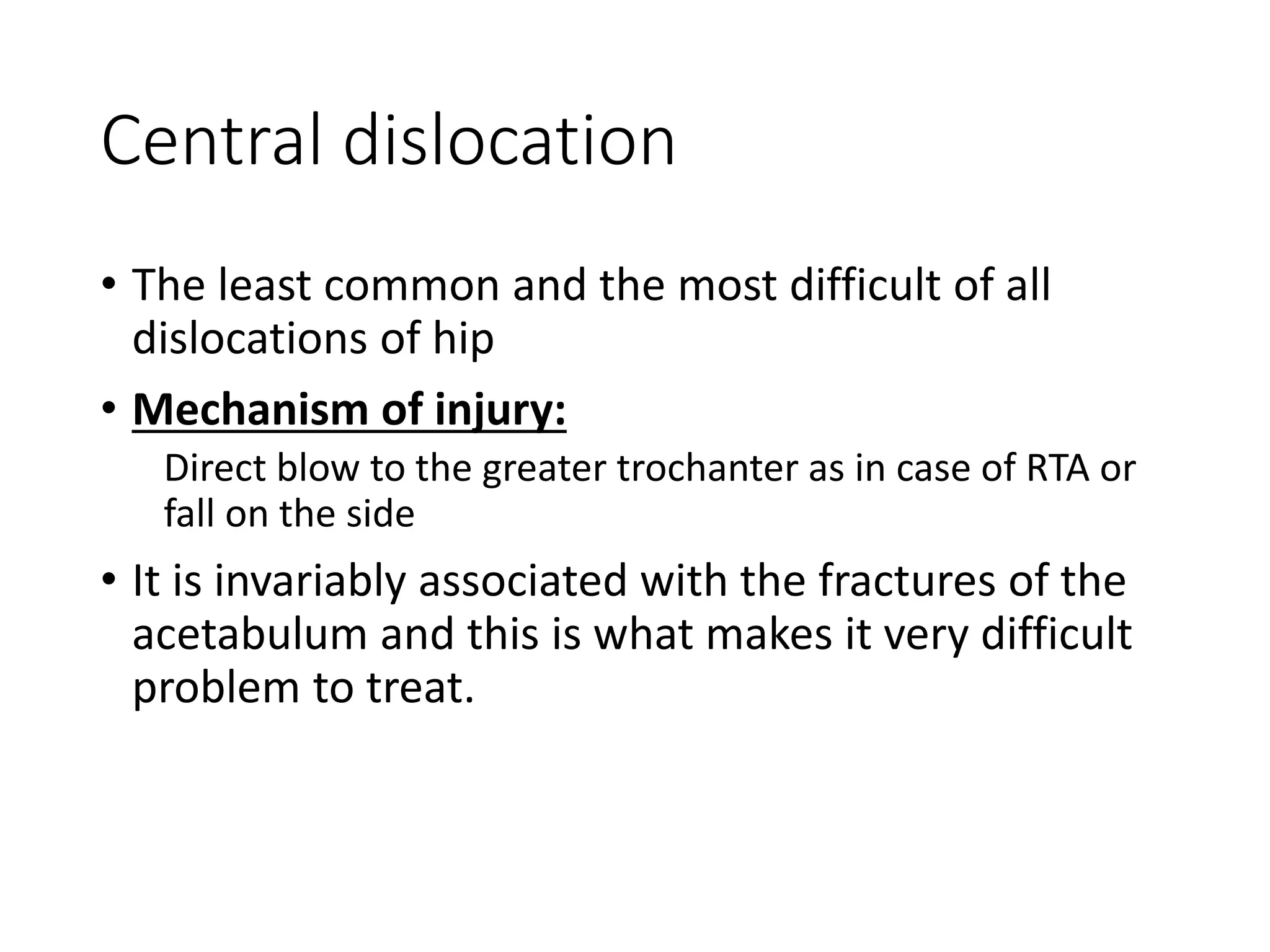 Hip Dislocation.pptx. . | PPTX