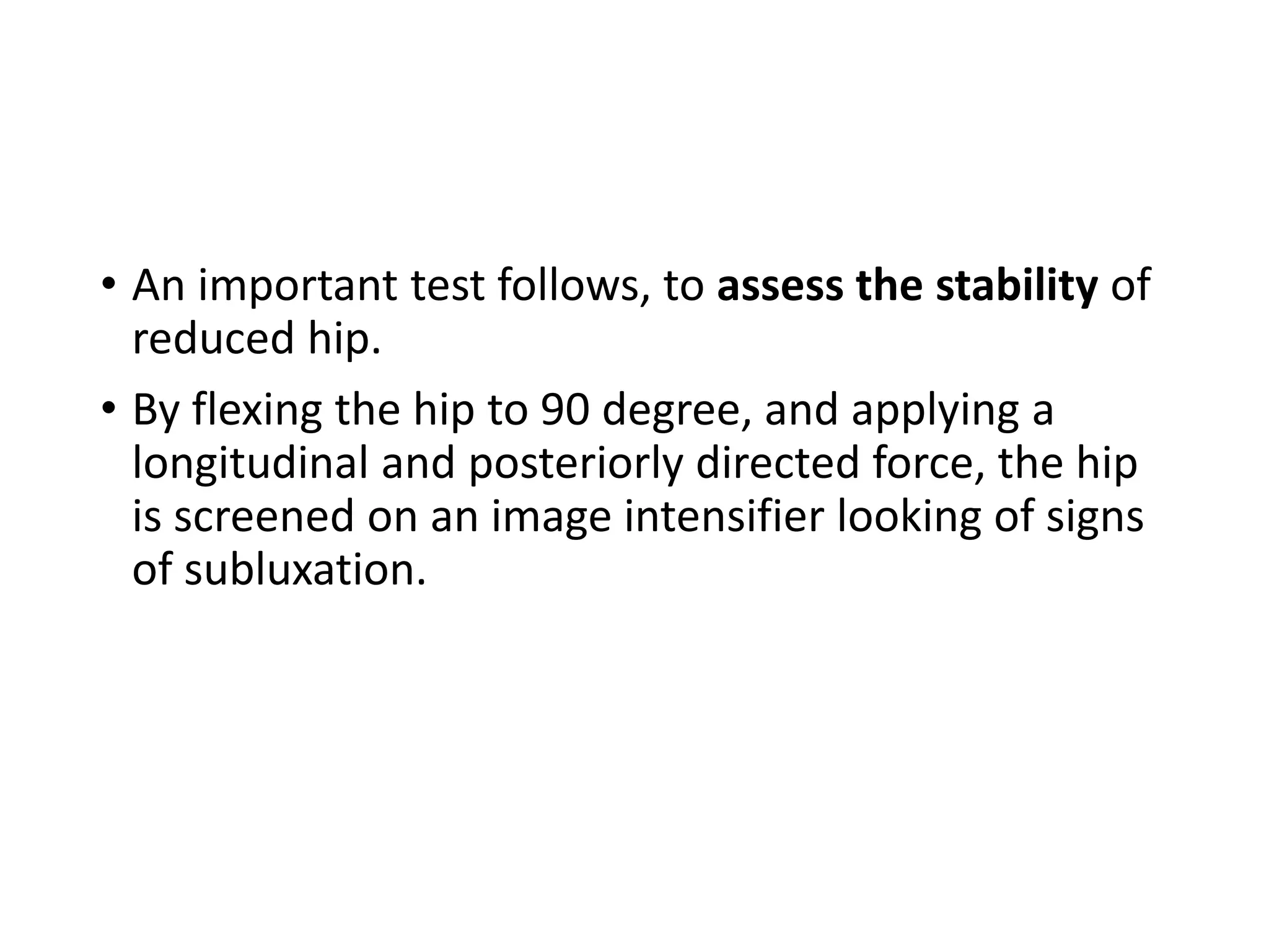 Hip Dislocation.pptx. . | PPTX