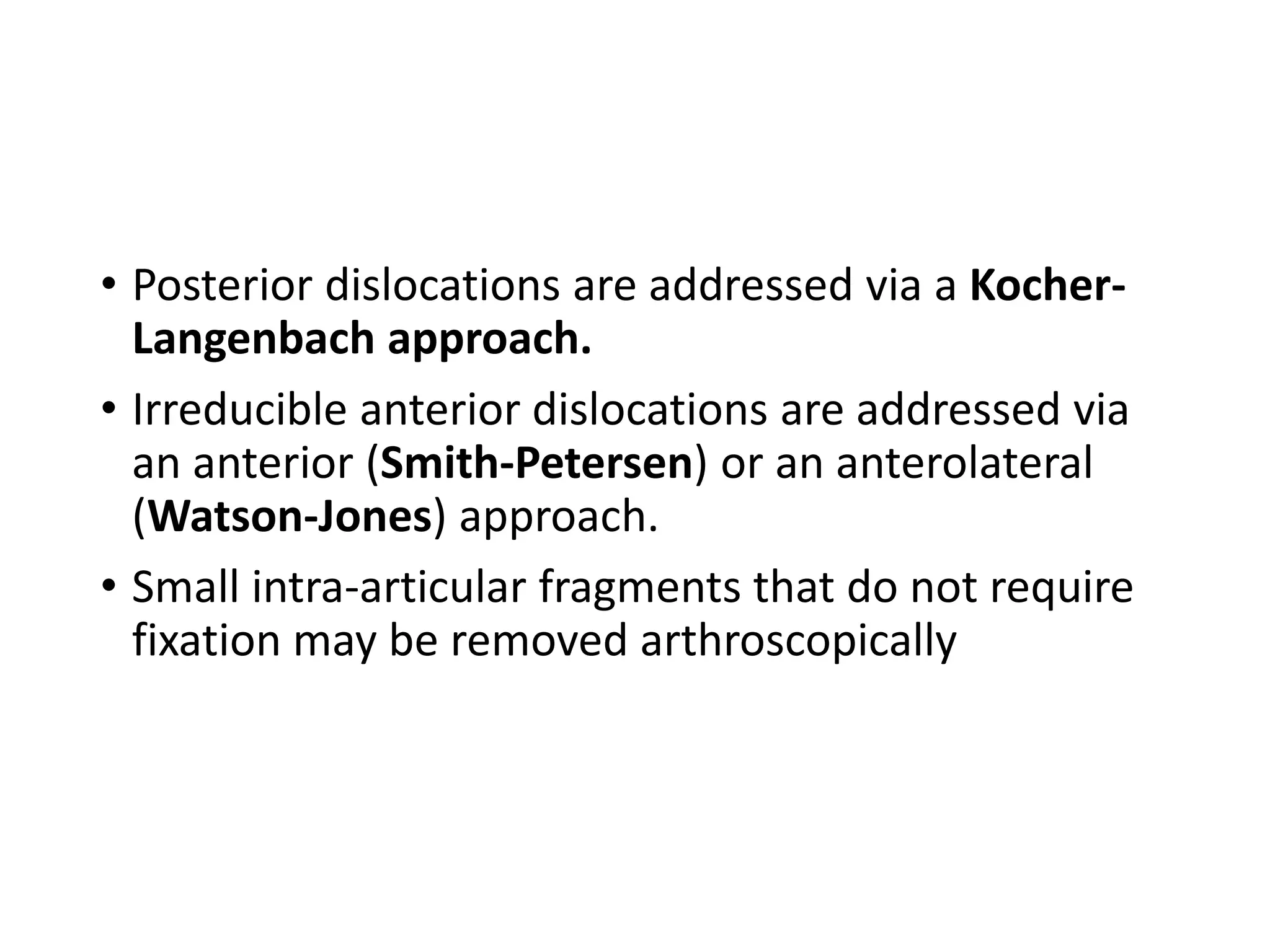 Hip Dislocation.pptx. . | PPTX