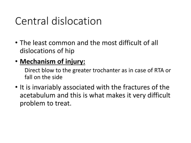 Hip Dislocation.pptx. . | PPT