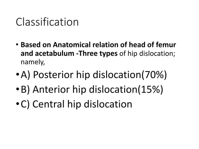 Hip Dislocation.pptx. . | PPT