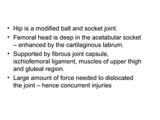 Hip Dislocation Management | PPT