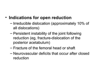 Hip Dislocation Management | PPT