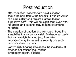Hip Dislocation Management | PPT