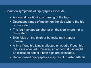 Hip Dysplasia | PPTX