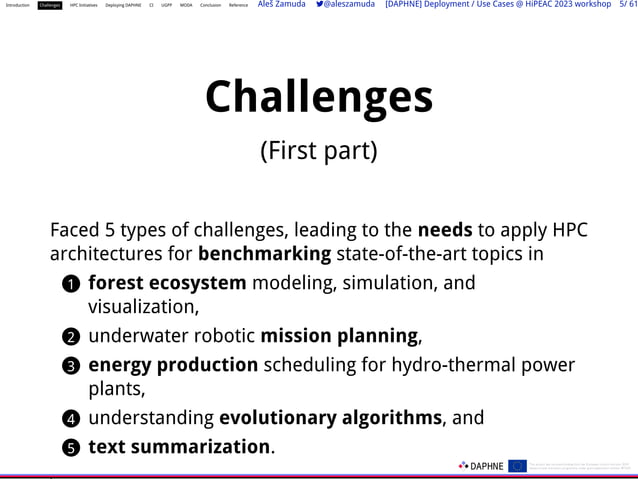Hpc Deployment Use Cases Everest Daphne Workshop On Design And Programming High