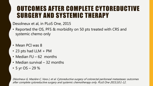 Hipec for metastatic colorectal cancers | PPTX