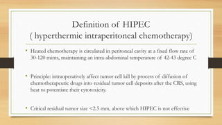 HIPEC ovary | PPTX
