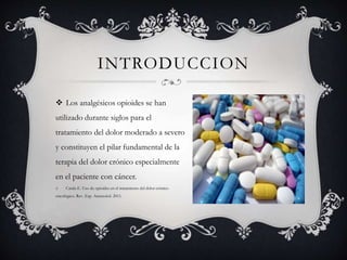Hiperalgesia inducida por opioides (hio) | PPTX