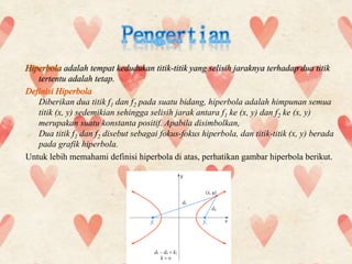 Hiperbola Matematika | PPT