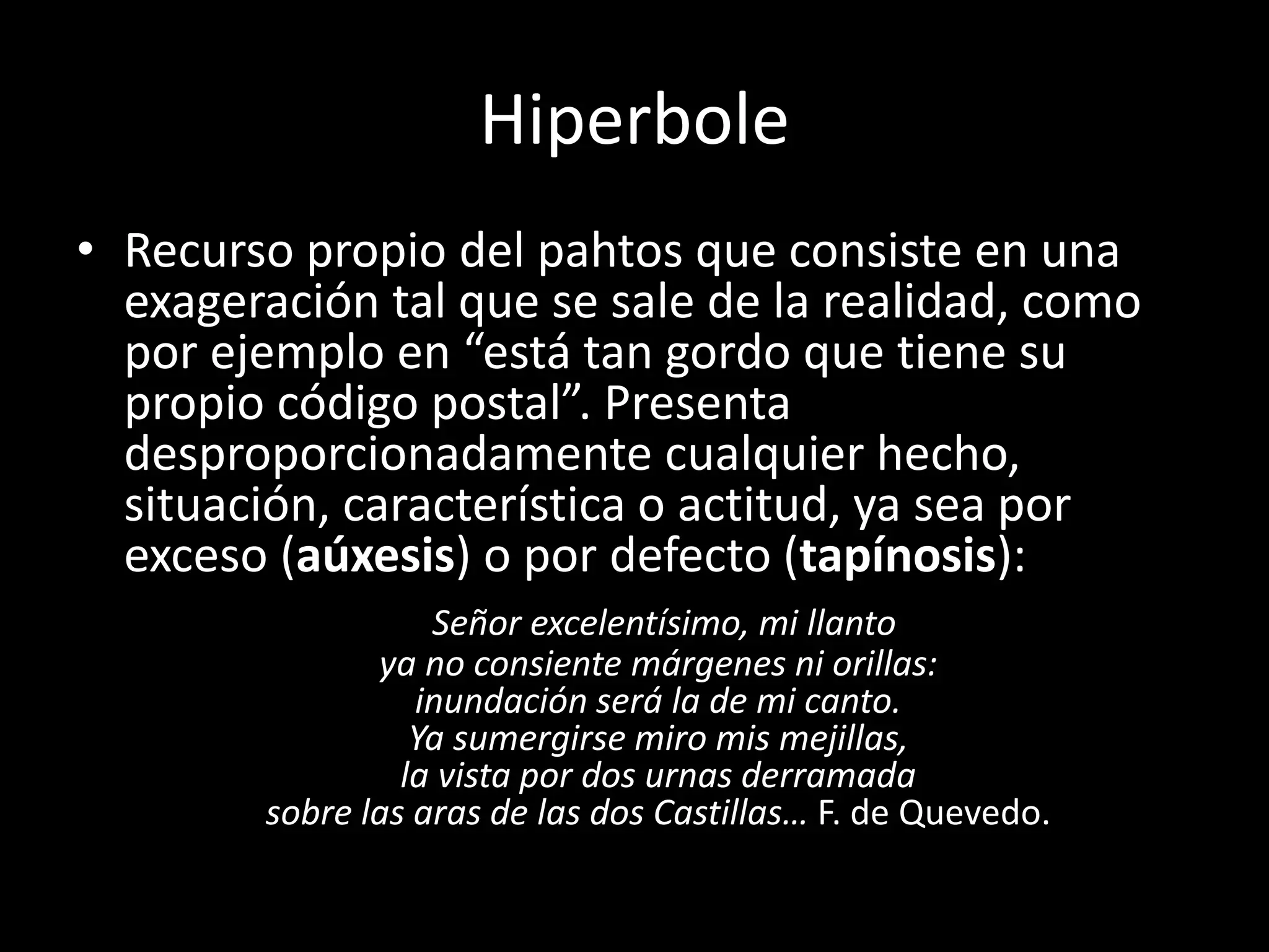 Hiperbole.pptxpresentacion | PPTX | Poetry | Books and Literature