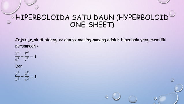 Hiperboloida | PPTX
