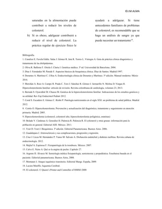 Hipercolesterolemia familiar y aterosclerosis | PDF