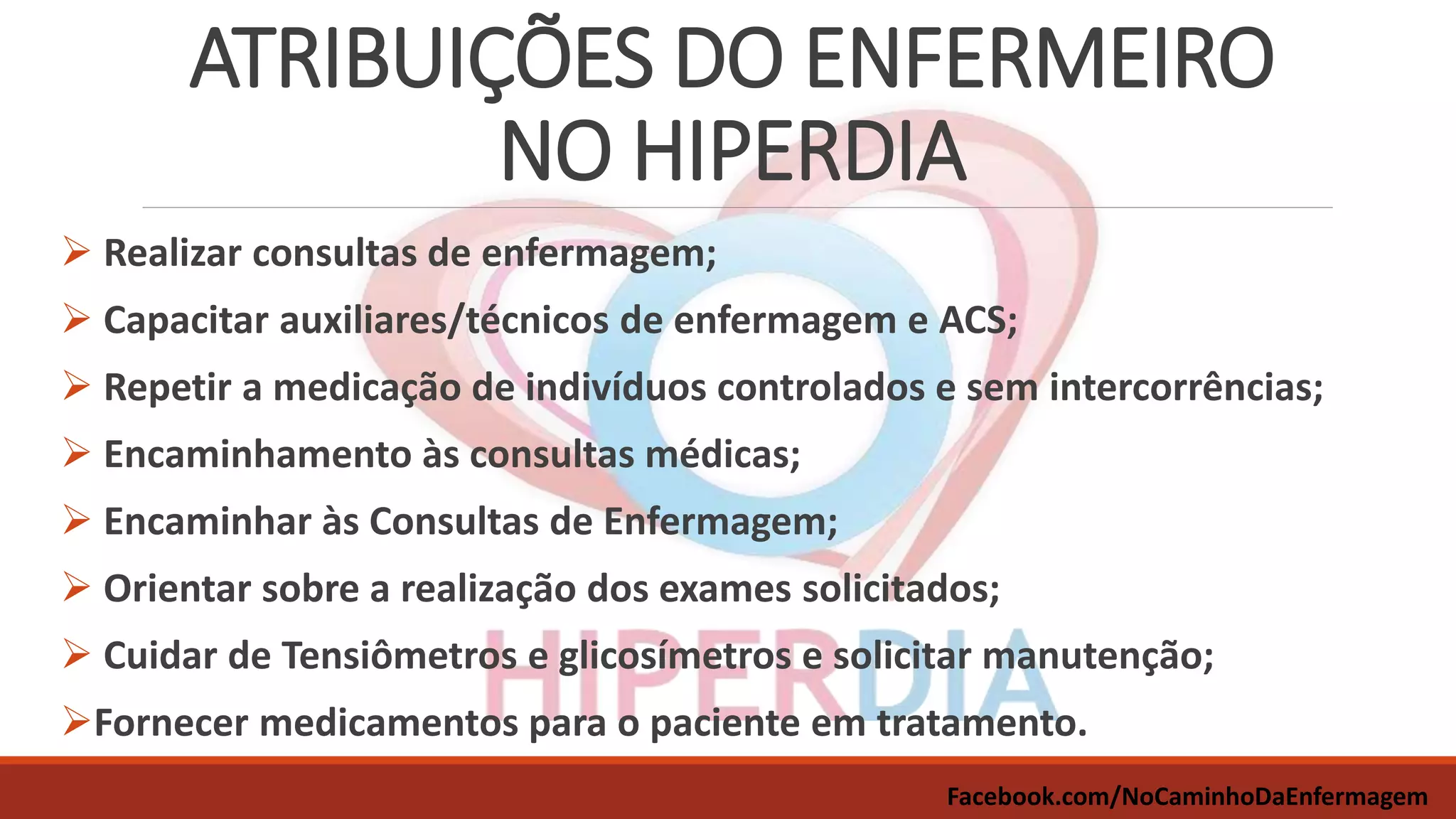 Hiperdia No Caminho da Enfermagem Lucas Fontes | PPTX