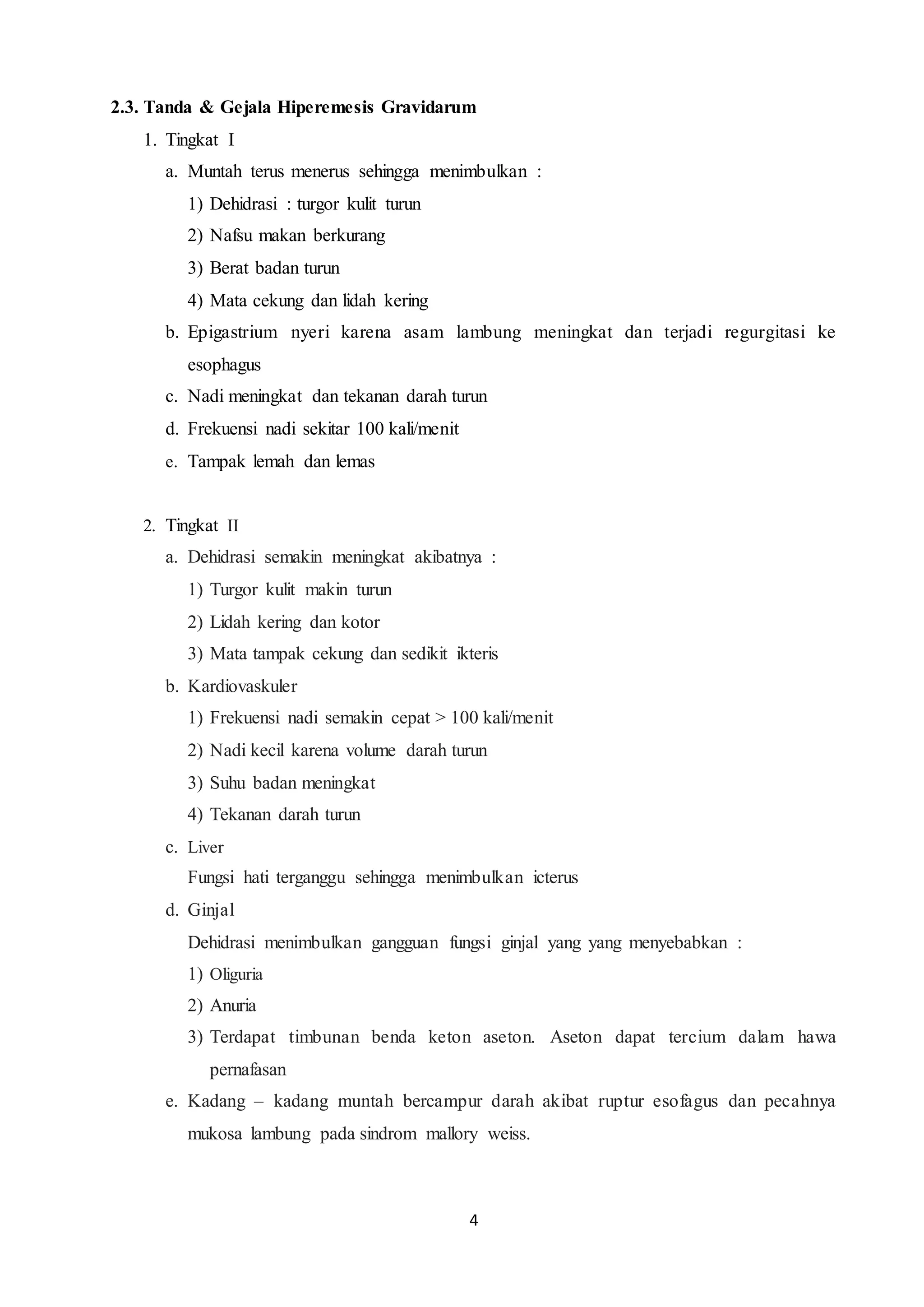 askep pasien dengan Hiperemesis gravidarum | DOCX