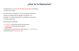Hiperemia diapositiva para universidads | PPTX