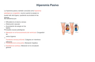 Hiperemia diapositiva para universidads | PPTX