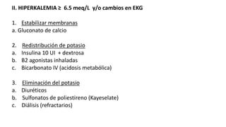 Hiperkalemia | PPTX