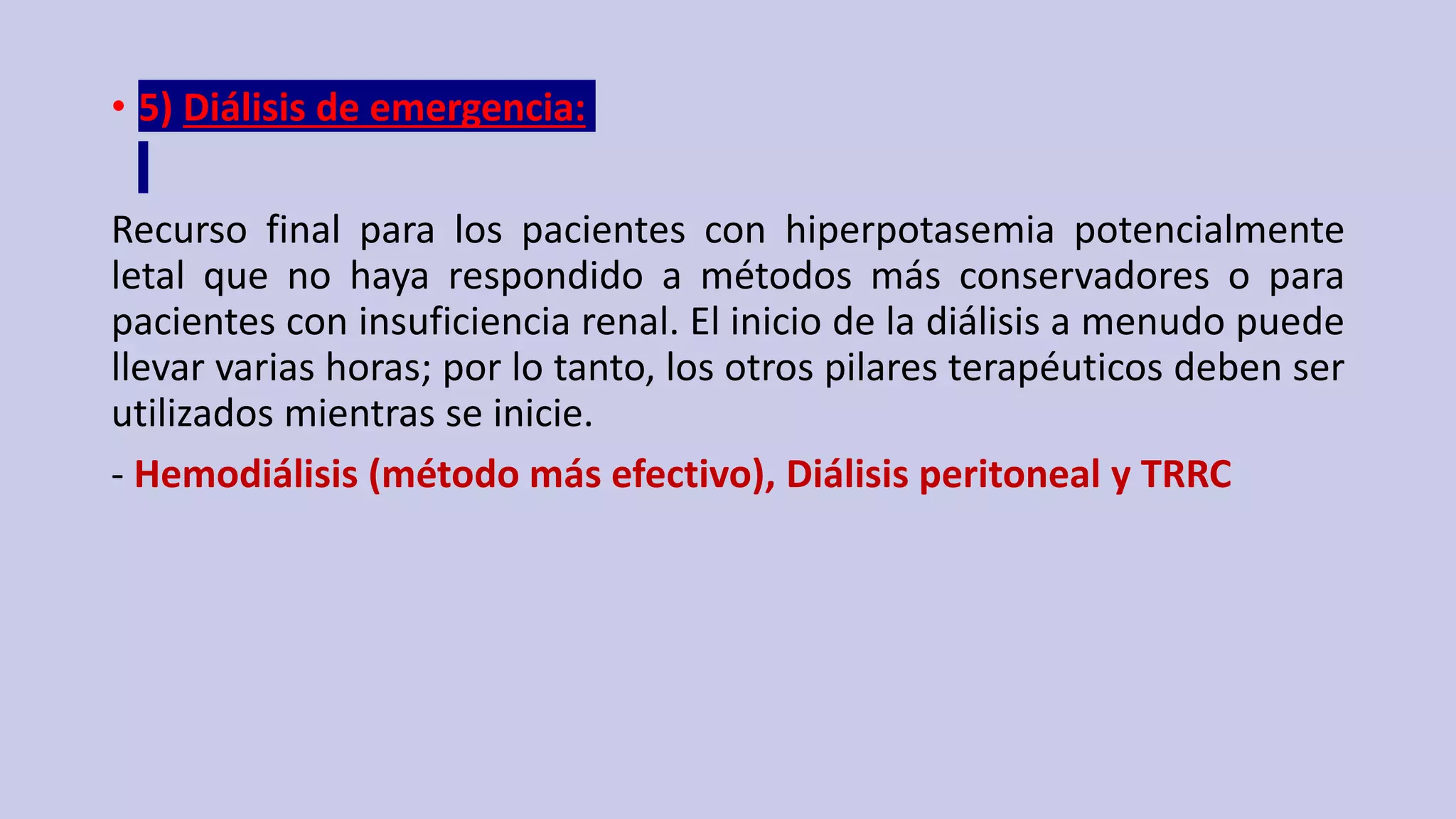 HIPERKALEMIA (Hiperpotasemia) | PPTX