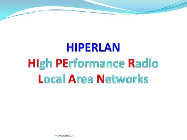 Hiperlan | PPTX