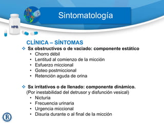 Hiperplasia prostatica benigna | PPTX