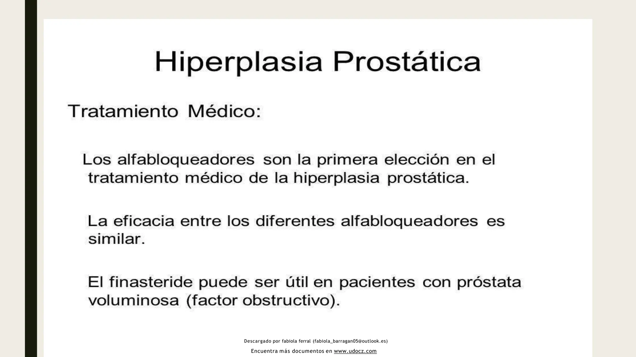 HIPERPLASIA PROSTATICA BENIGNA .pptx