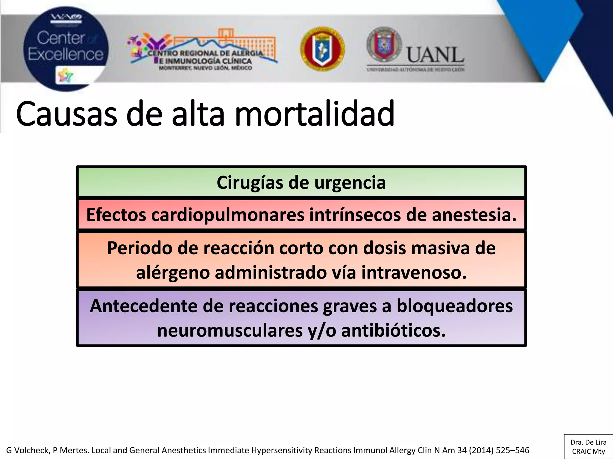 Hipersensibilidad a anestésicos | PDF