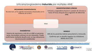 Sesión Académica del CRAIC "Hipersensibilidad a antiinflamatorios no ...