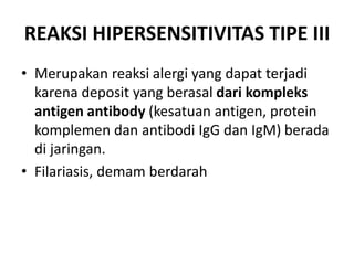 tentang hipersensitif yang terjadi pada manusia | PPTX