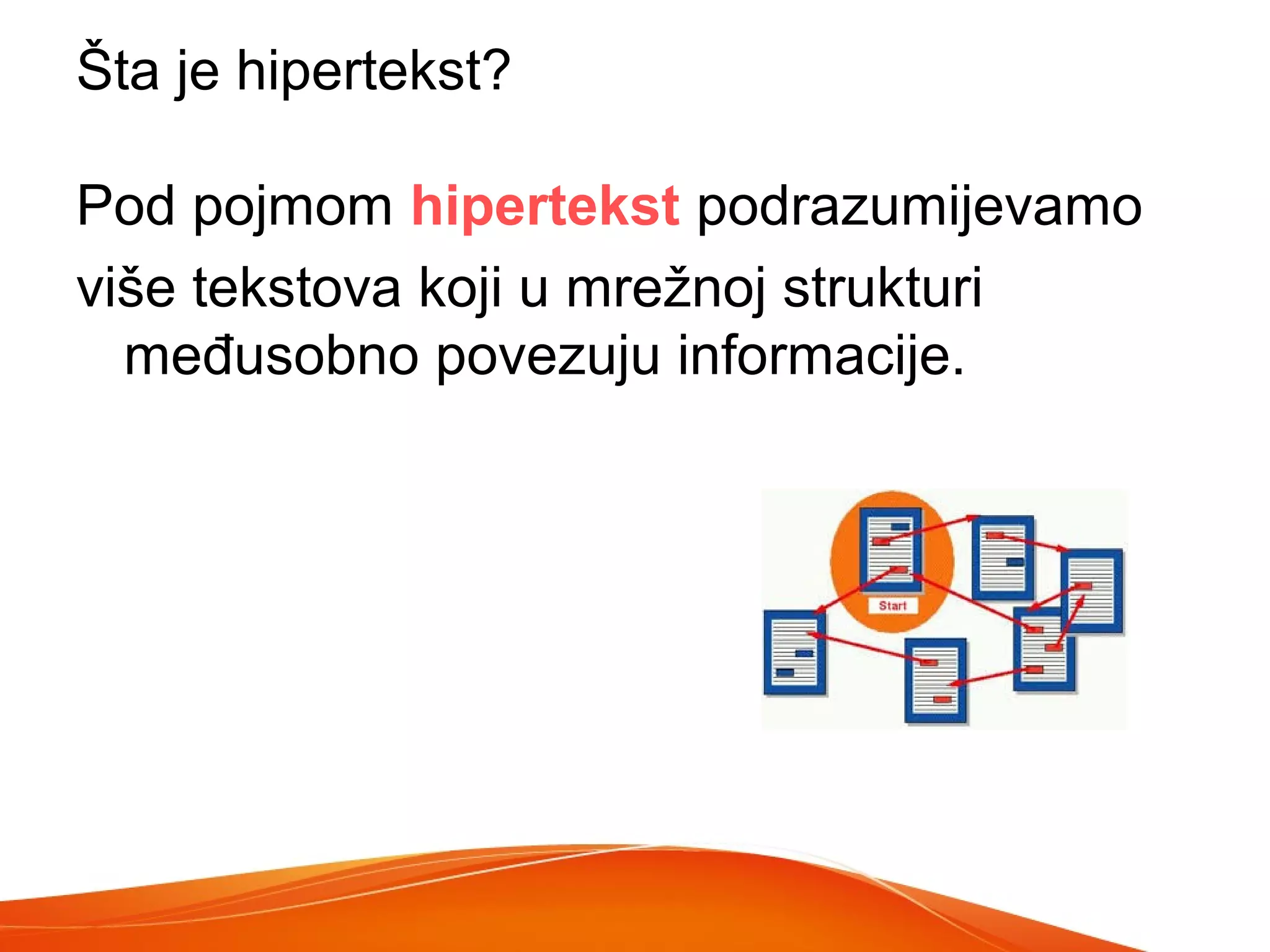 Hipertekst&hipermedija | PPT