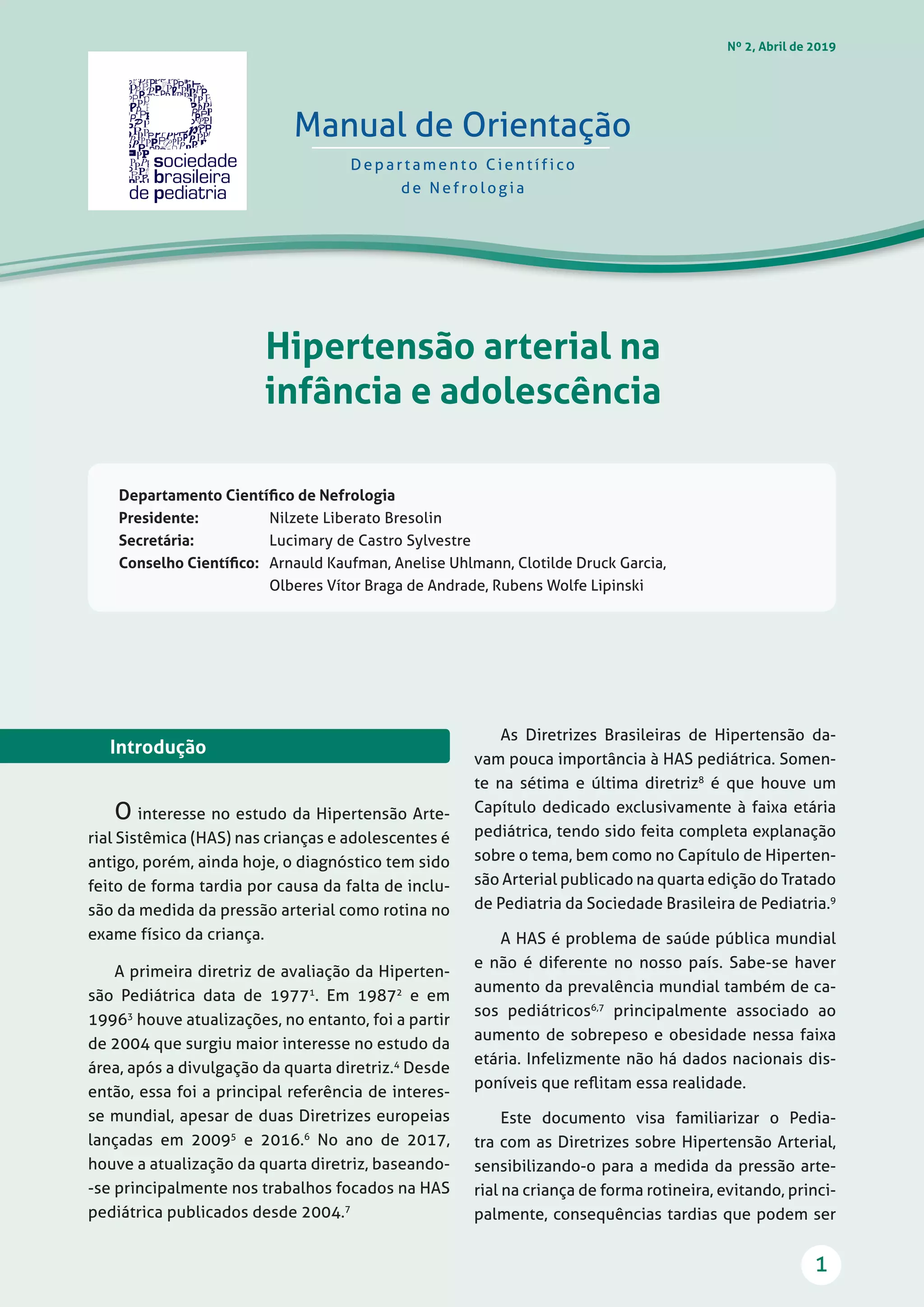 Hipertensao arterial infanc_e_adolesc sbp 2019 | PDF