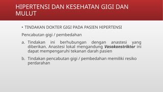 HIPERTENSI DAN DIABETES DALAM KESEHATAN GIGI DAN MULUT.pptx