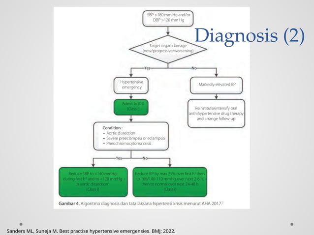 slide presentasi Hipertensi Emergensi.pptx | Heart and Cardiovascular Diseases | Diseases and ...