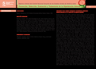 Hipertensión arterial septimo comite | PDF