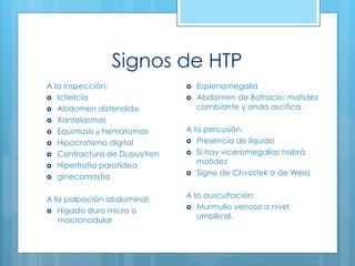 Hipertensión portal y ascitis | PDF